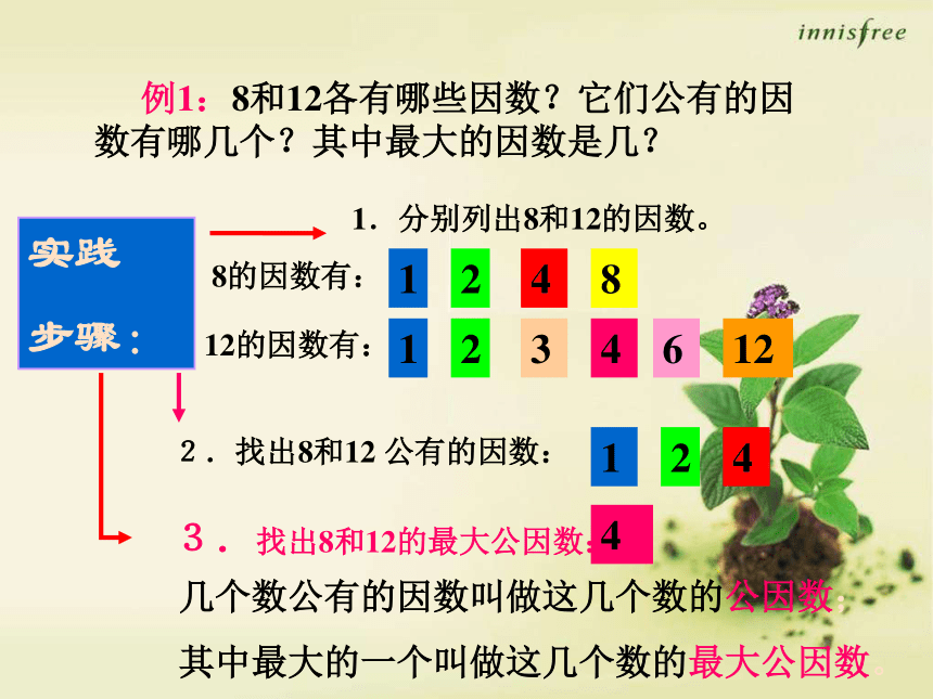 沪教版数学六上《公因数与最大公因数》ppt课件下载 数学 21世纪教育网